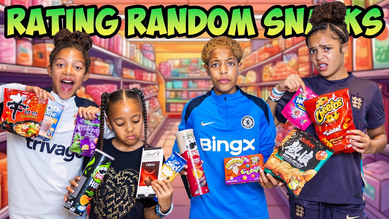 RATING RANDOM SNACKS FROM THE SUPERMARKET!!! - YouTube