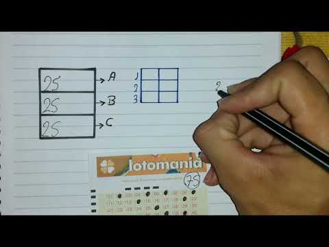 Lotomania 75 dezenas em 3 jogos com chance reais de premiações