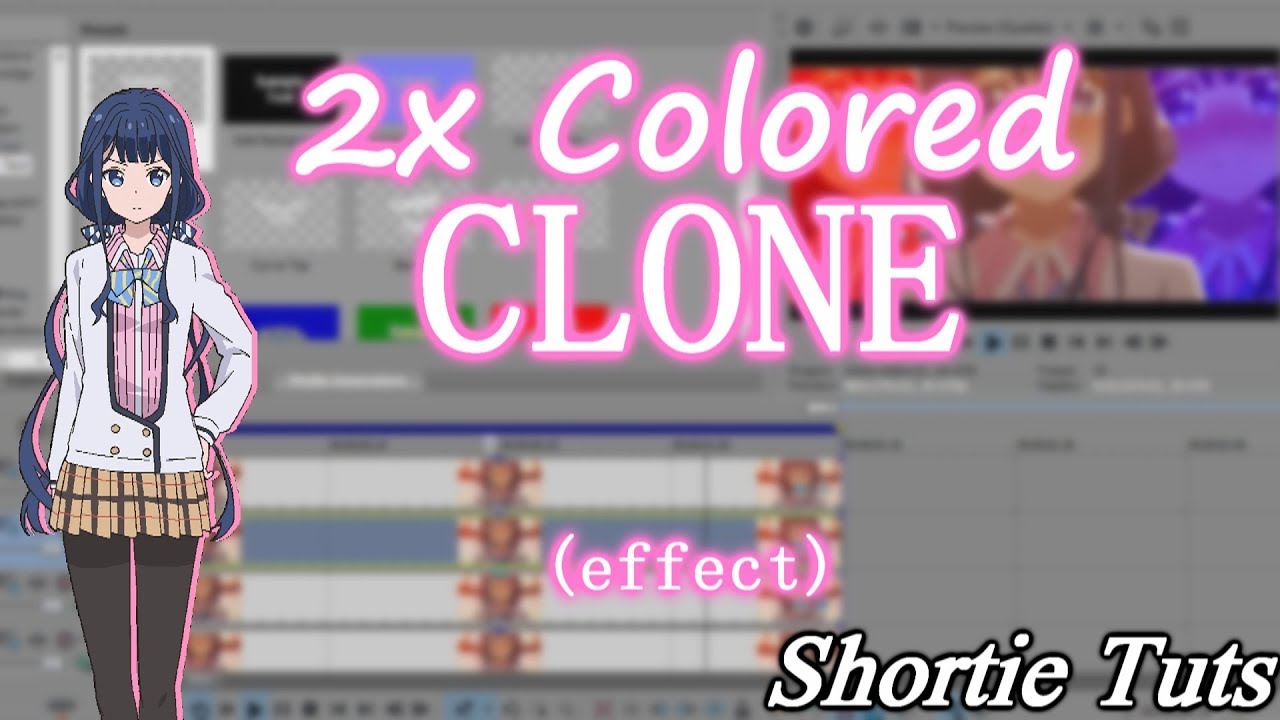 Double Color Clone Effect「SVP Tutorial」 - YouTube