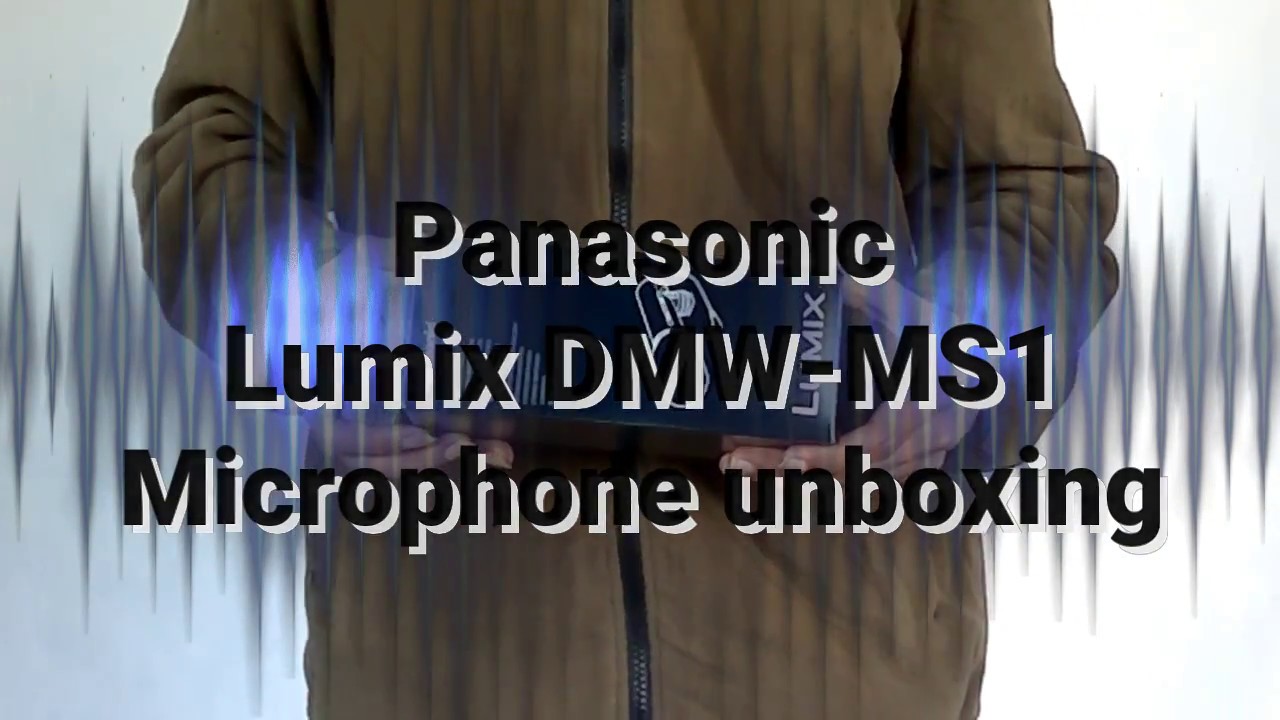 Unboxing Panasonic Lumix DMW-MS1 stereo microphone 2.5 mm jack for Mirrorless Micro Four Thirds ...