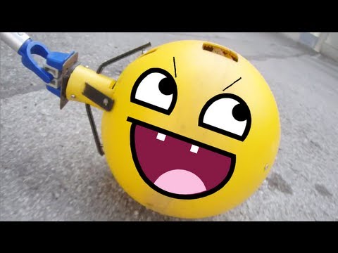 Rolling camera rig made from a bowling ball - YouTube