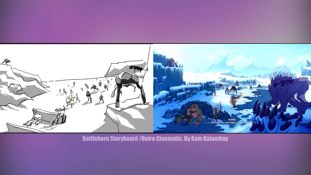Battleborn Storyboard Reel: By Kam Kalambay - YouTube