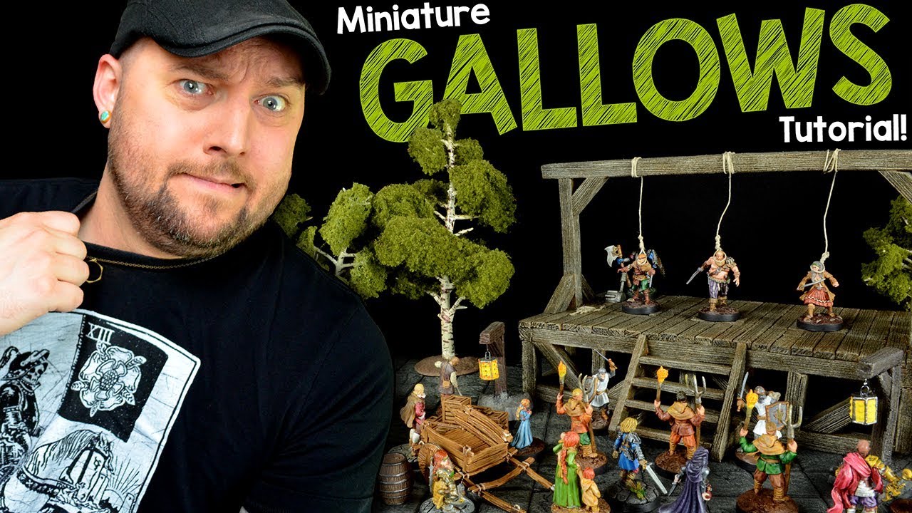 Building a Miniature Hangman's Gallows for Dungeons & Dragons ...