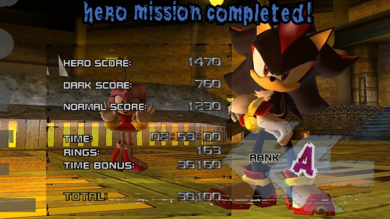 Cryptic Castle (Hero) A-Rank - Shadow the Hedgehog: Reloaded 1.0 - YouTube