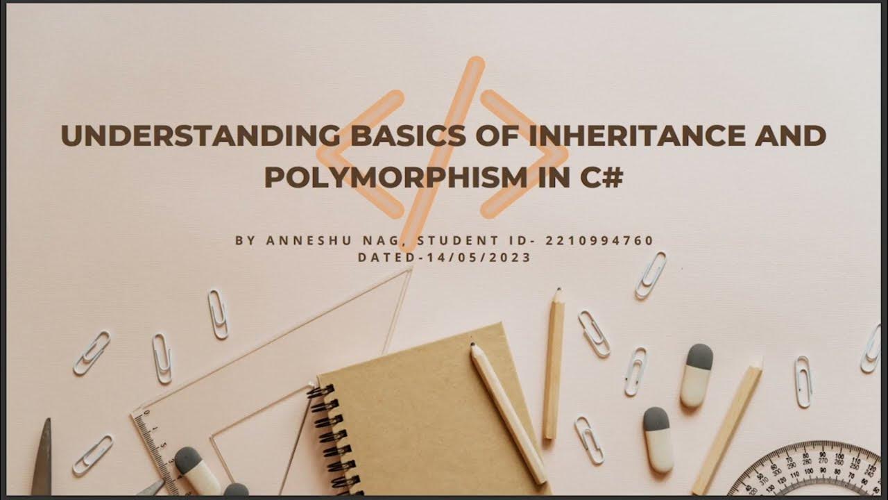 Learn Inheritance & Polymorphism in C# in 5 minutes! | Tutorial C# ...