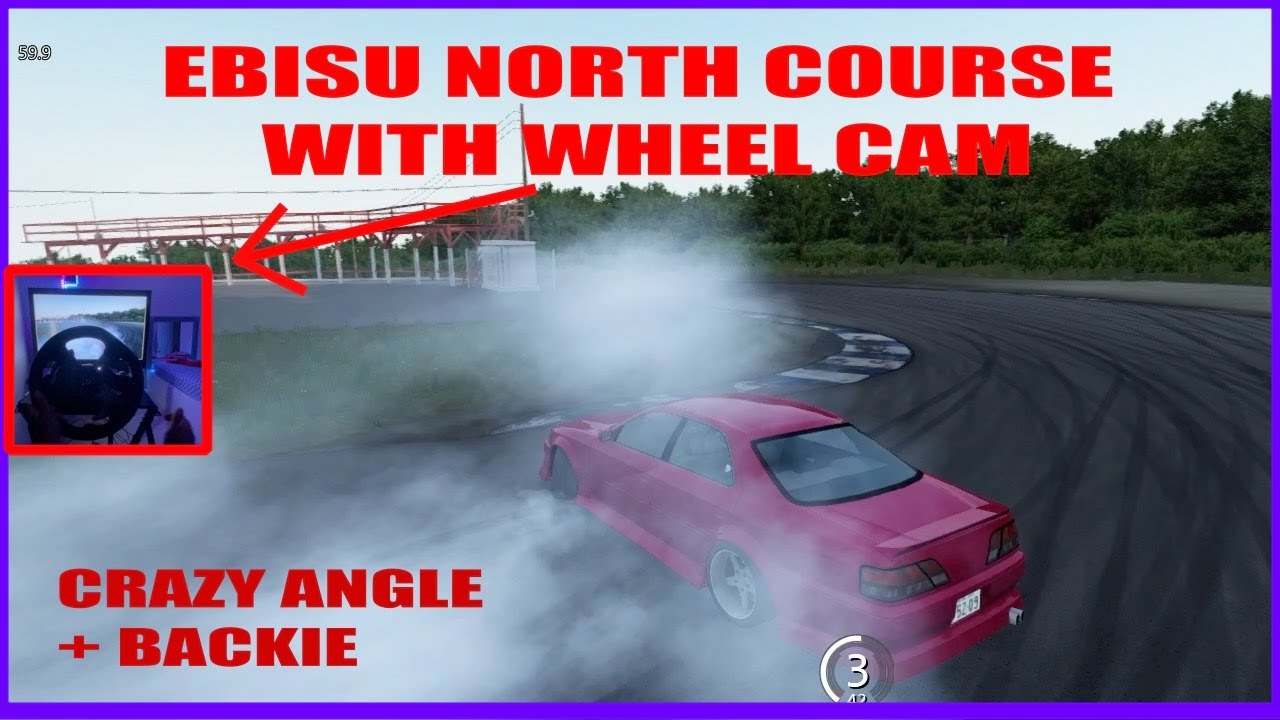 Drifting on Ebisu North Course + Wheel Cam - Road to DK #1 (Logitech ...