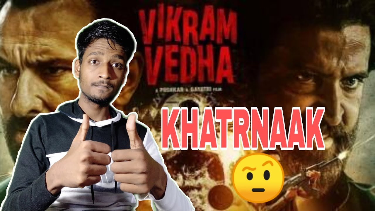 Vikram Veda official trailer review |Hrithik Roshan|Saif Ali Khan ...