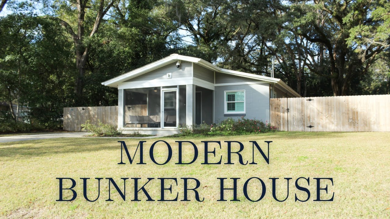 Take a Tour of this Modern Bunker House - YouTube