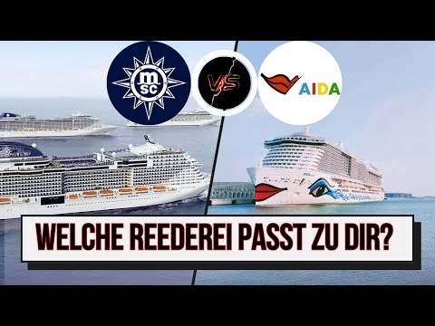 AIDA VS MSC ⚔️🔴 Welche Reederei passt zu dir?