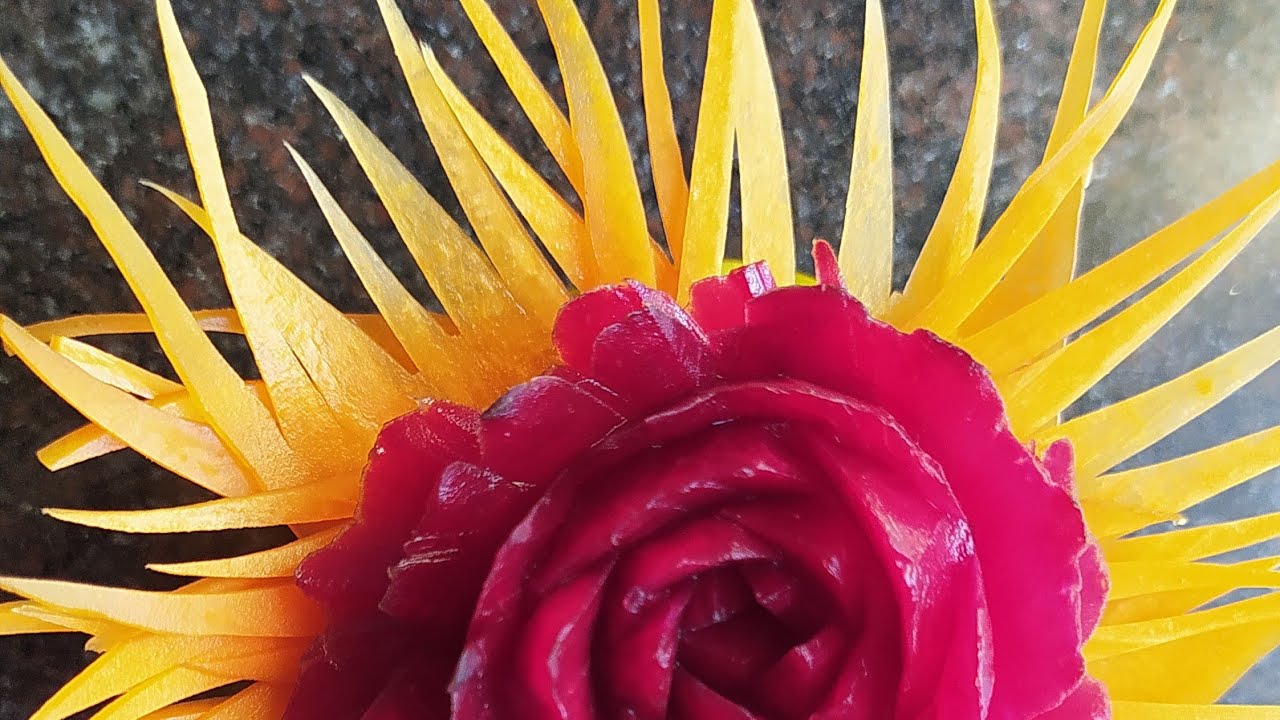 carrot/garnish/beetroot/decoration/வணக்கம் மக்களே பிடித்திருந்தால் ஒரு ...