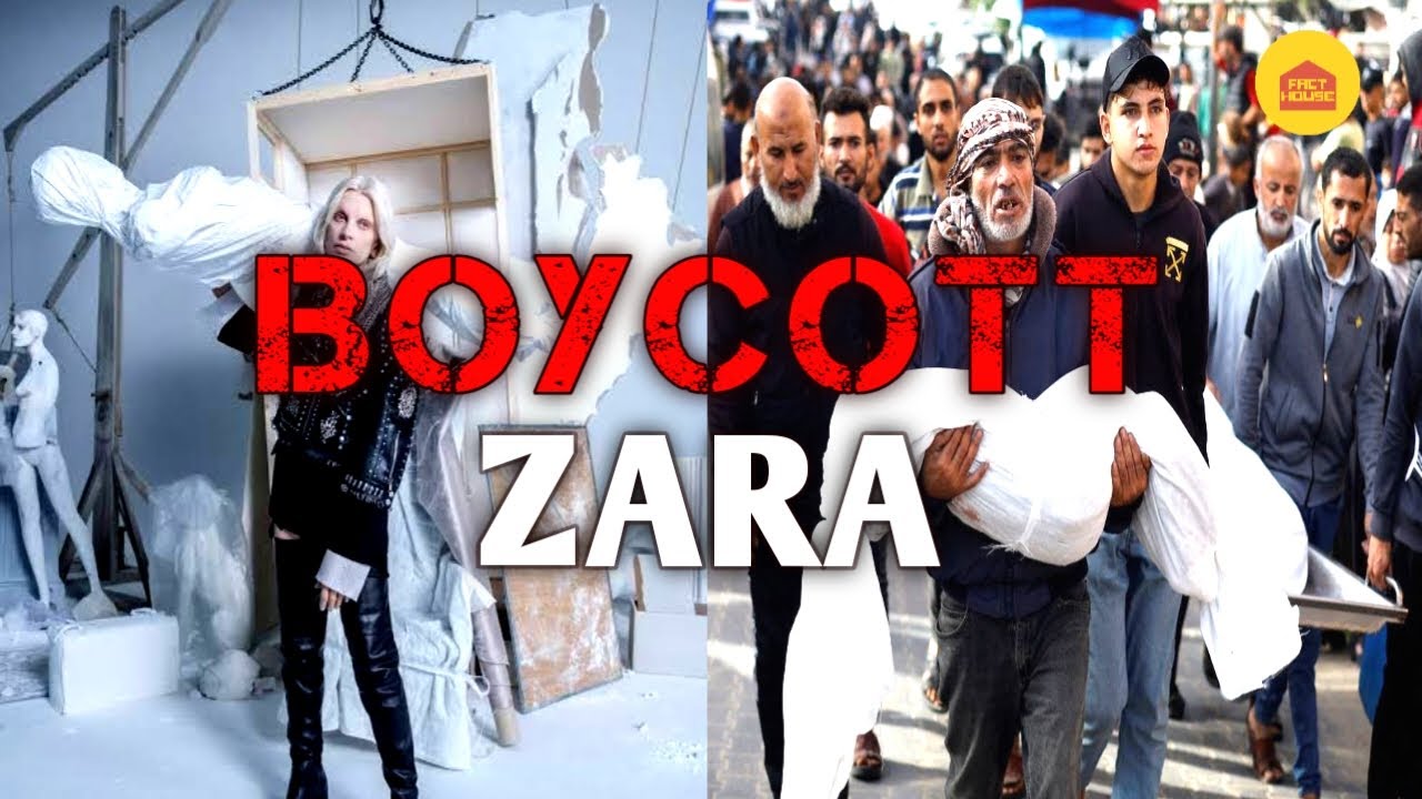 Boycott ZARA: Controversial collection inspired by the Gaza war - YouTube