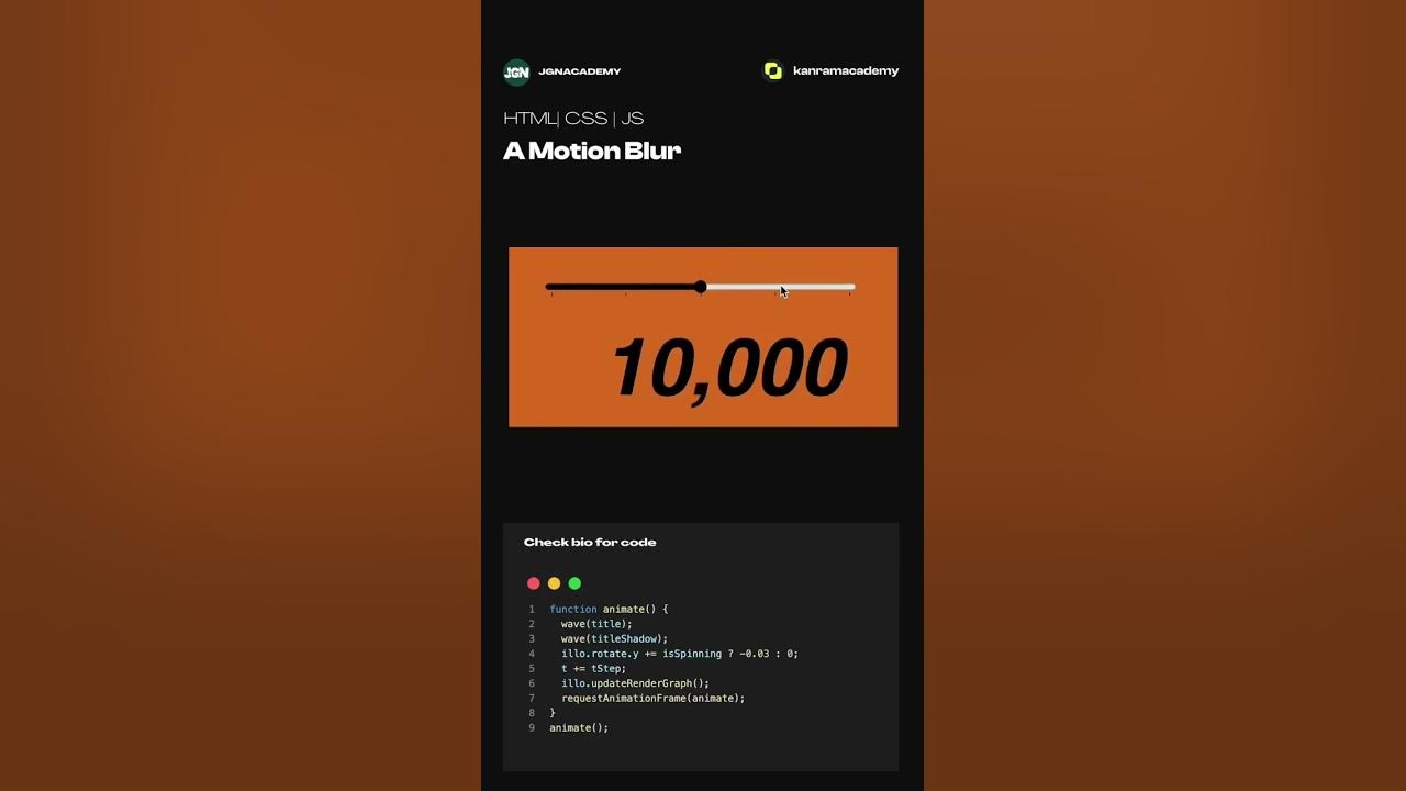 A Motion Blur Html Css Css3 Shortsviral Shorts Codinglife Codingshorts Software Youtube 