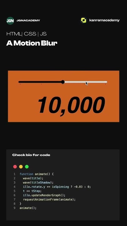 A Motion Blur Html Css Css3 Shortsviral Shorts Codinglife Codingshorts Software Youtube