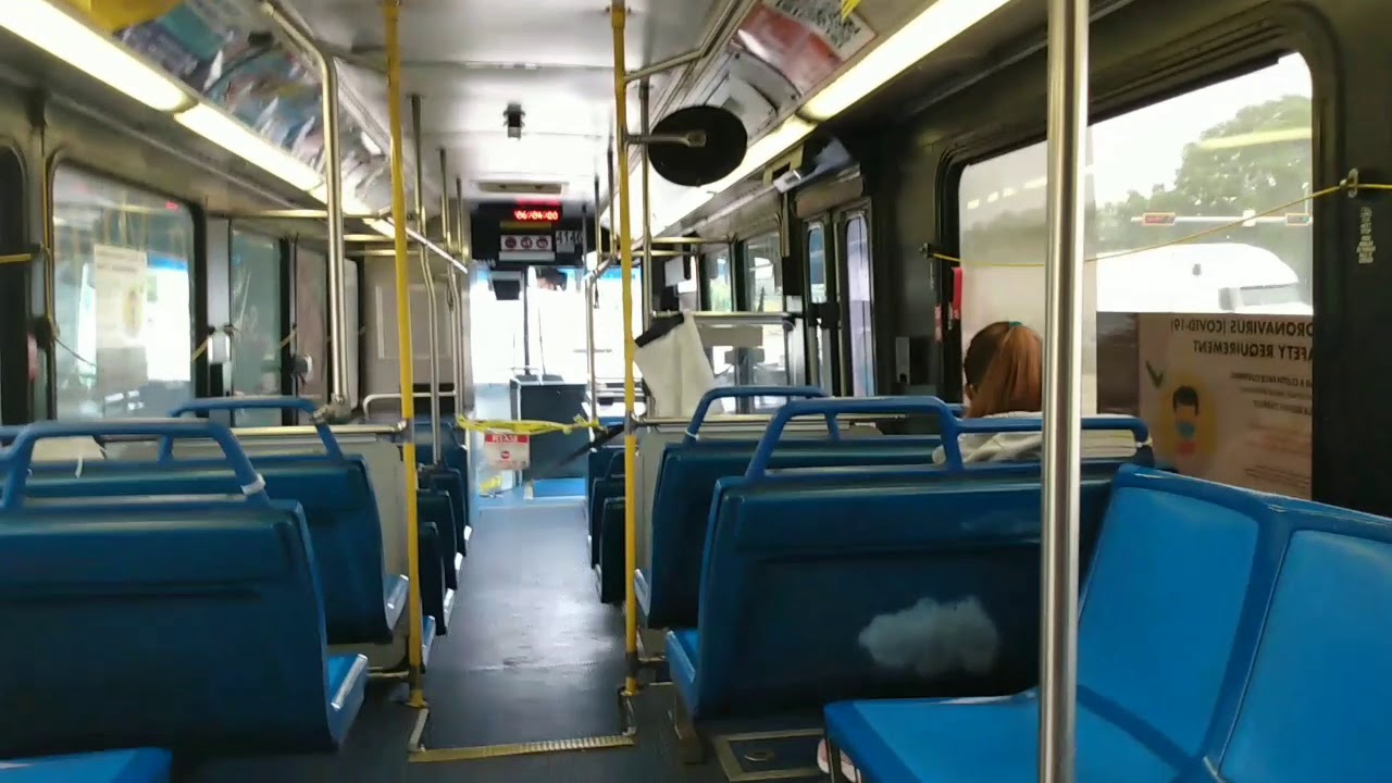 Short Ride on Miami Dade Transit 2004 NABI 4146 on the US1 Busway - YouTube