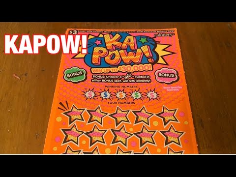 Kapow! Tickets‼️ California Lottery Scratchers🤞🍀🍀🍀 - YouTube