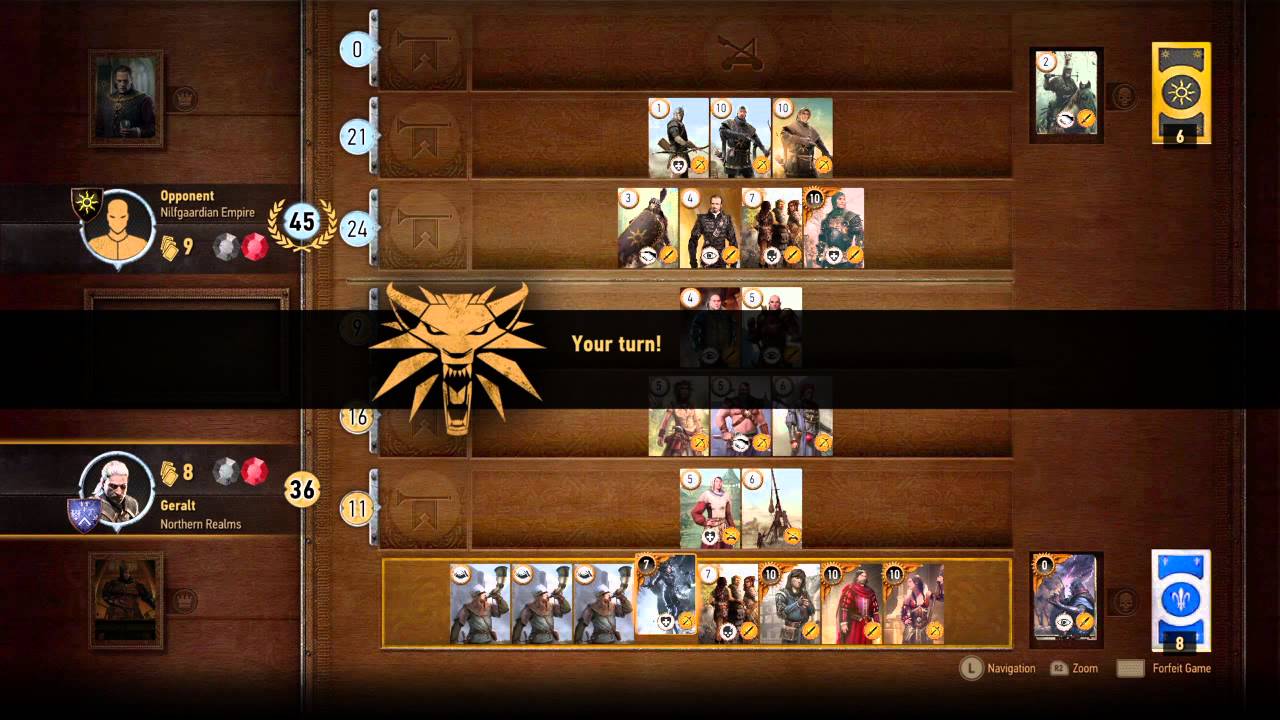 The Witcher 3 Gwent: GREMIST THE DRUID - YouTube