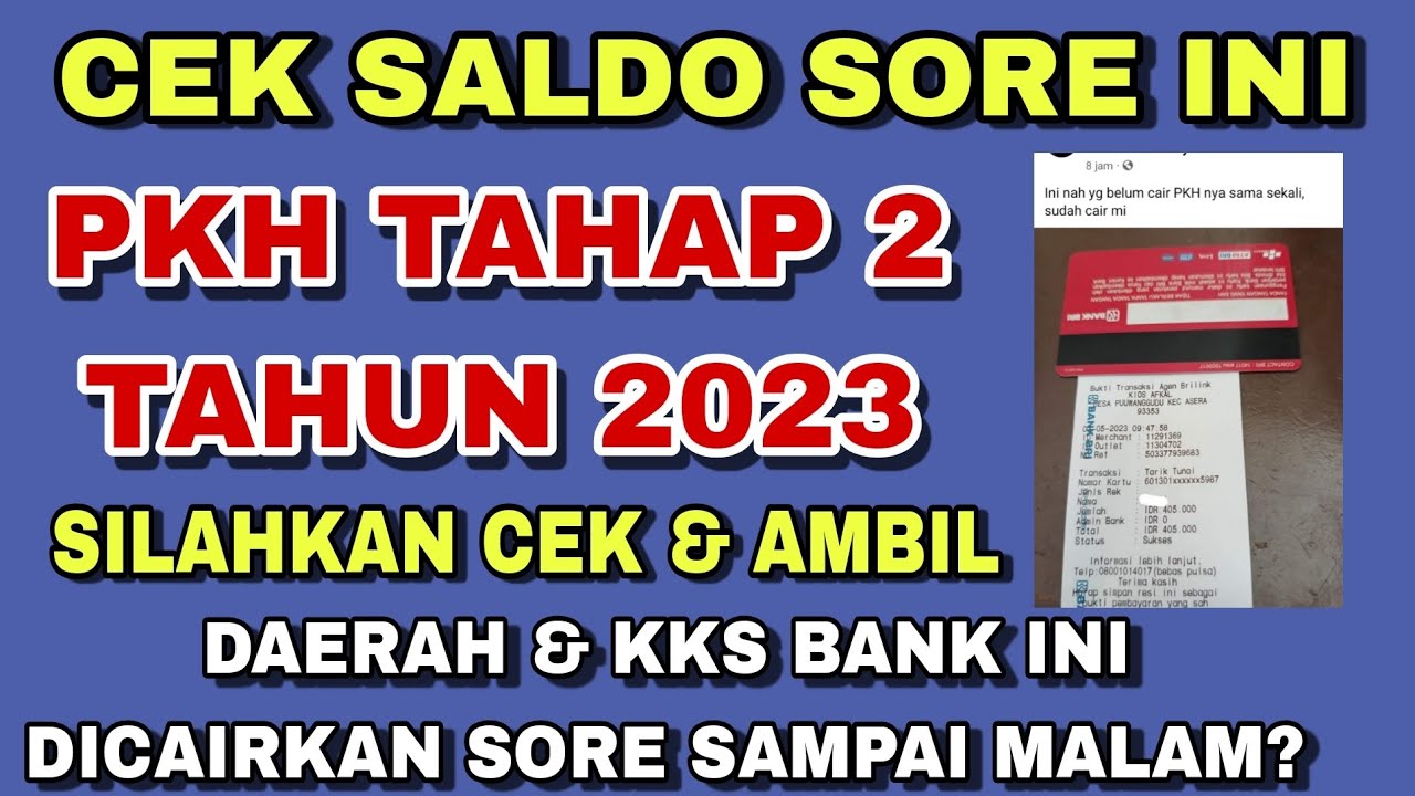 UPDATE PENCAIRAN PKH TAHAP 2 & BPNT SORE INI SAMPAI MALAM DAERAH INI SUDAH CAIR SERENTAK!? - YouTube