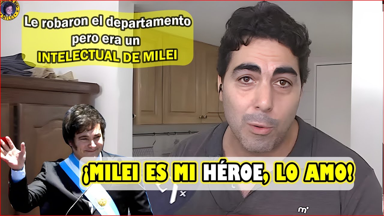LE ROBARON A INTELECTUAL DE MILEI Y EL MANDO UN MENSAJE "MILEI ES MI ...