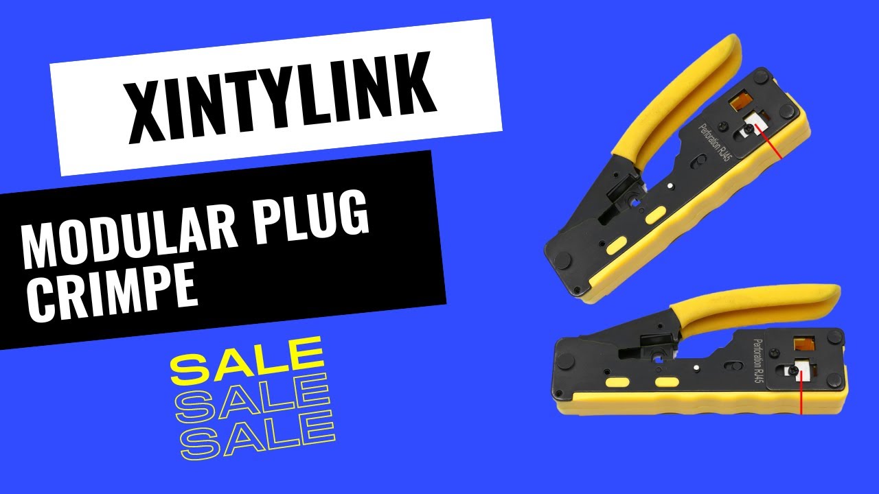 How to Crimping and Test Rj45 with Xintylink Modular Plug Crimper and ...