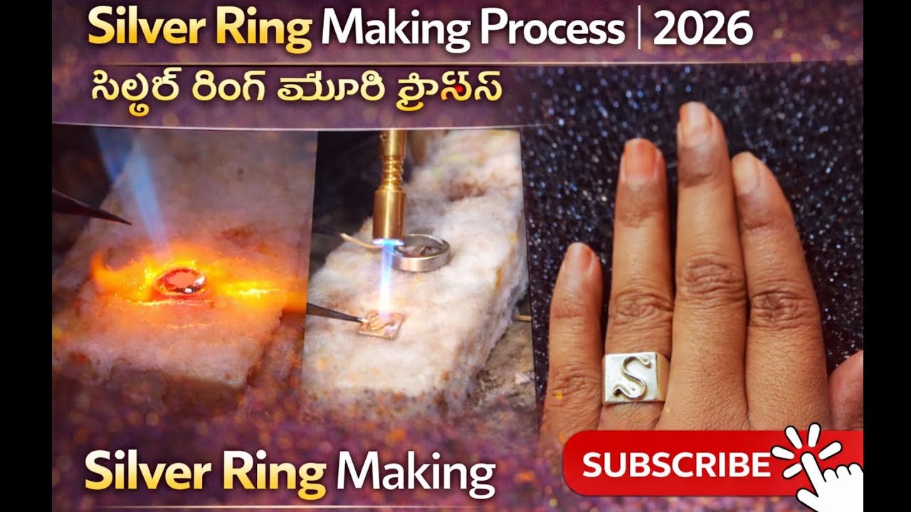 Making Silver Ring Step by Step | Silver Ring Making Process 2026 # ...