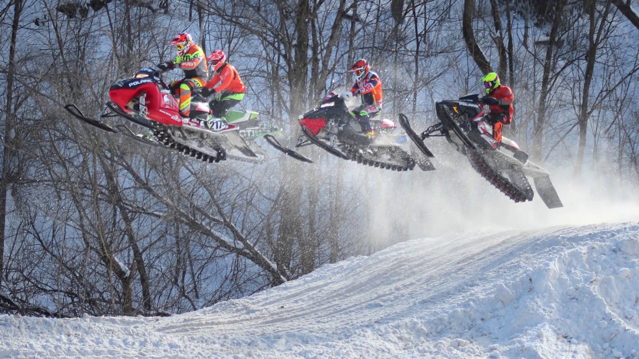 Snocross & Ski Jump - YouTube