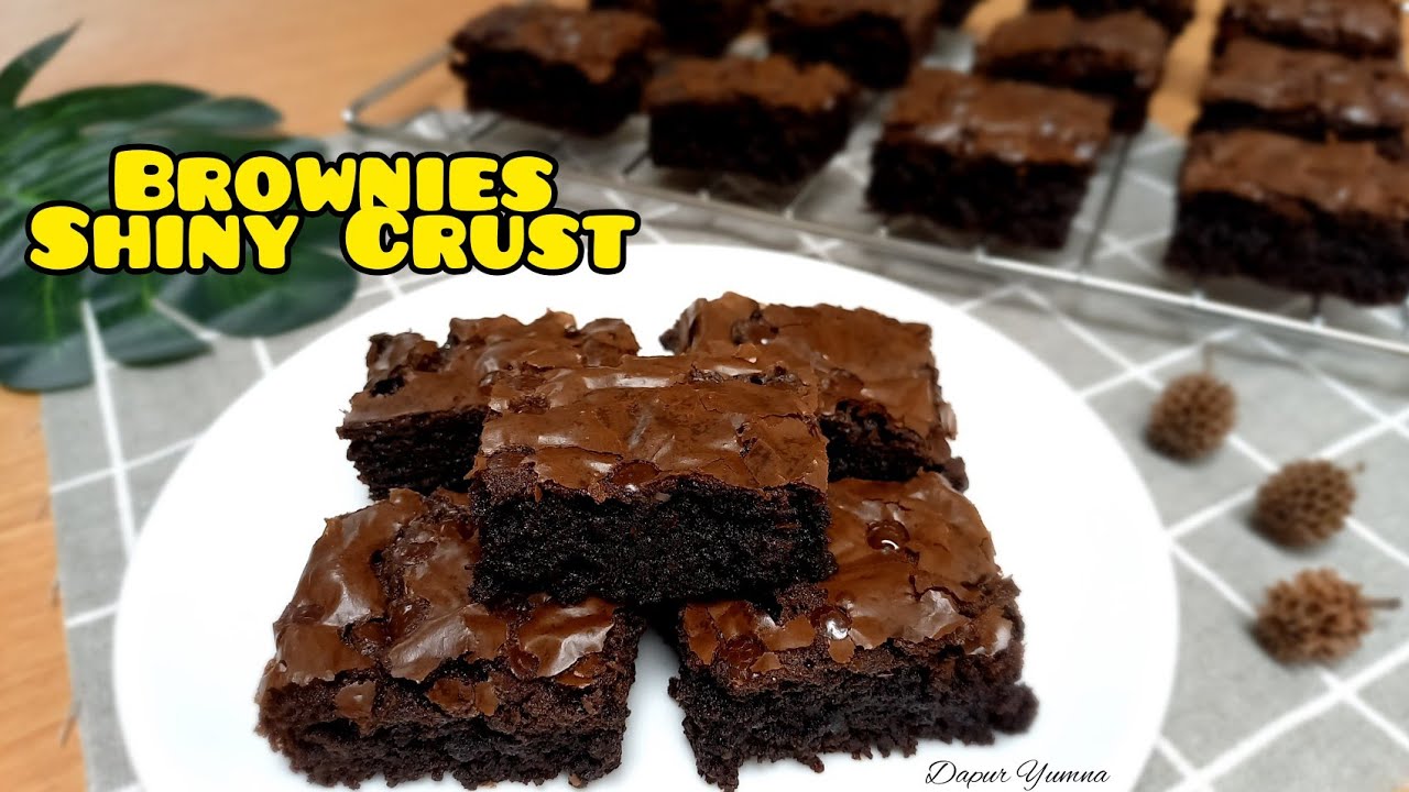 Resep Brownies Shiny Crust - YouTube