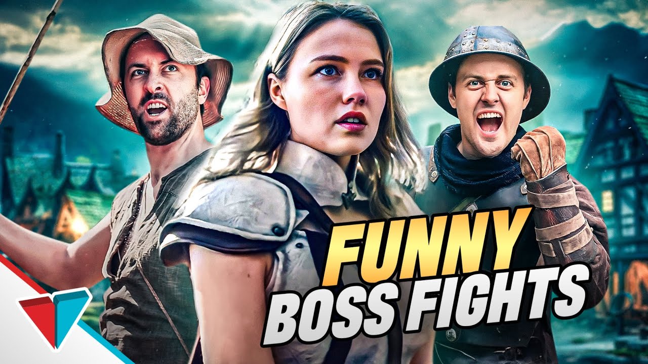 Funny boss fights in games - YouTube
