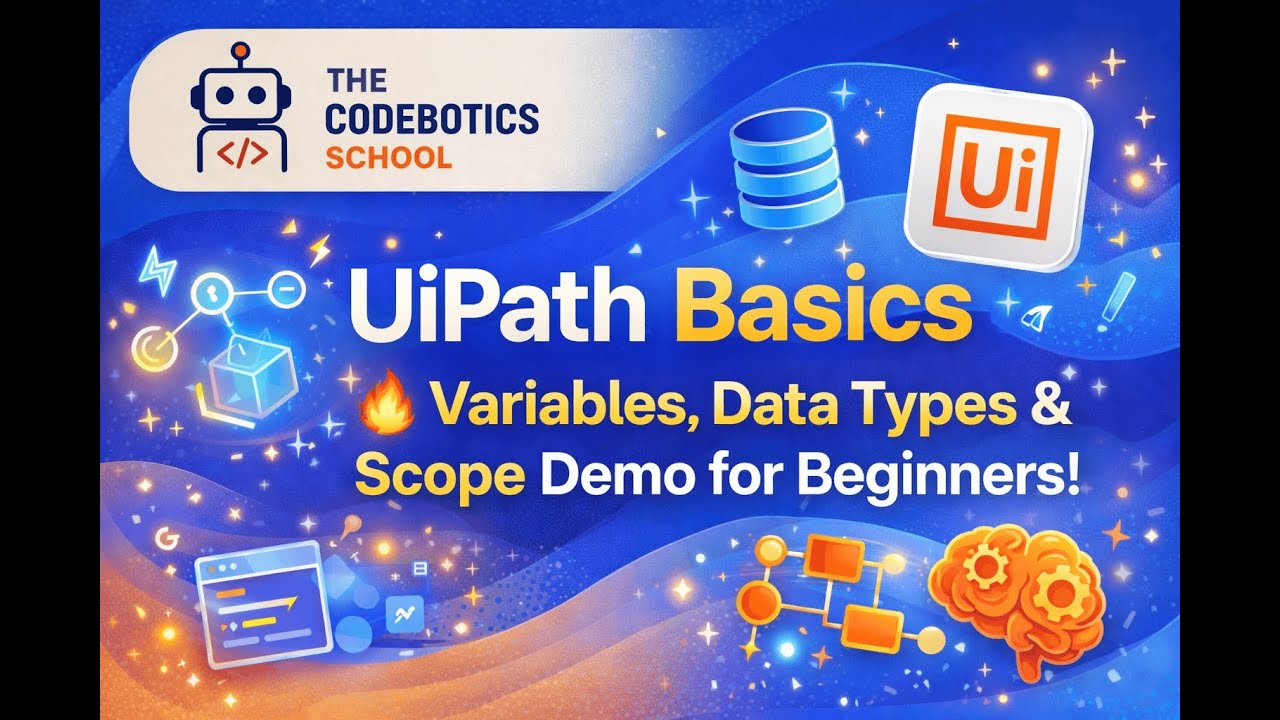 UiPath Basics 🔥 Variables, Data Types & Scope Demo for Beginners! - YouTube