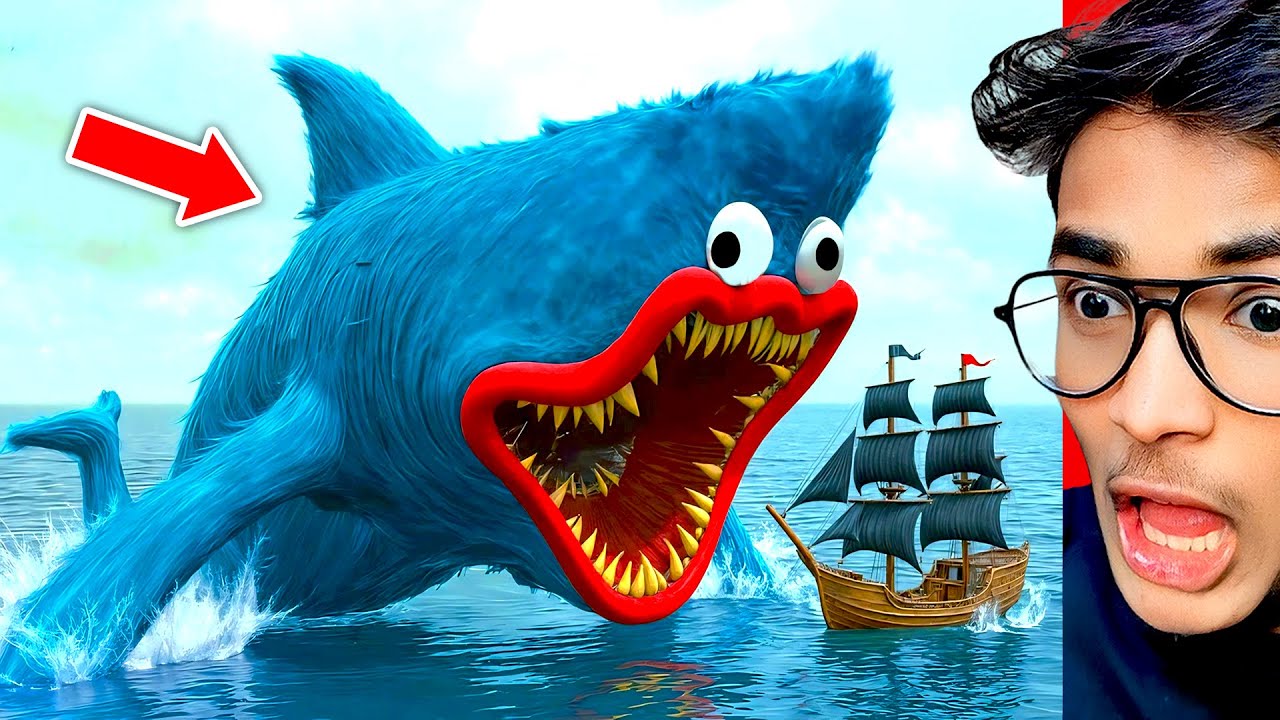 HUGGY WUGGY SEA MONSTER Sad Origin Story (Poppy Playtime Chapter 4 ...