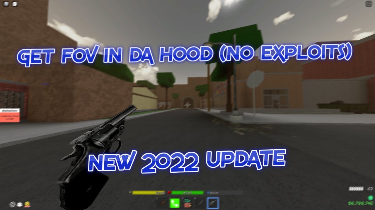 HOW TO CHANGE FOV IN DA HOOD (2022 NO EXPLOITS OR TASKBAR) - YouTube