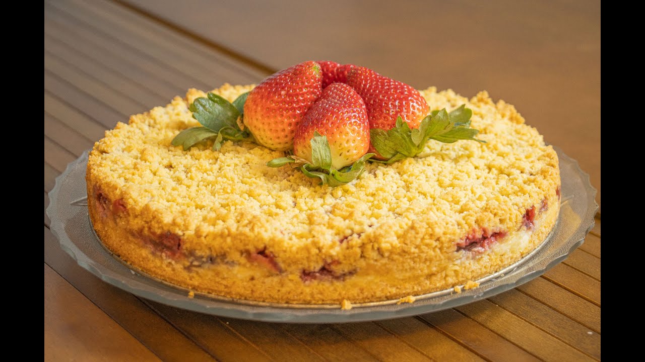 Receita de Cuca de Morango - YouTube