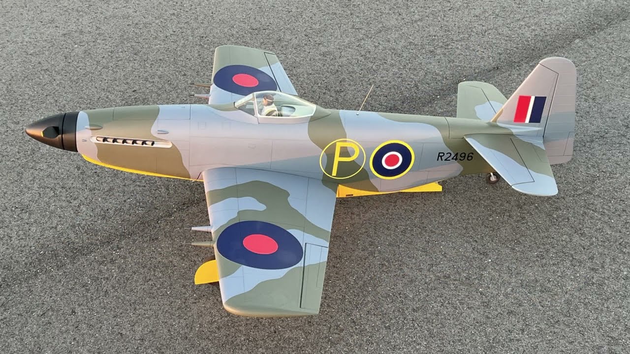 Martin Baker MB5 Remaiden, Second Camera View - YouTube