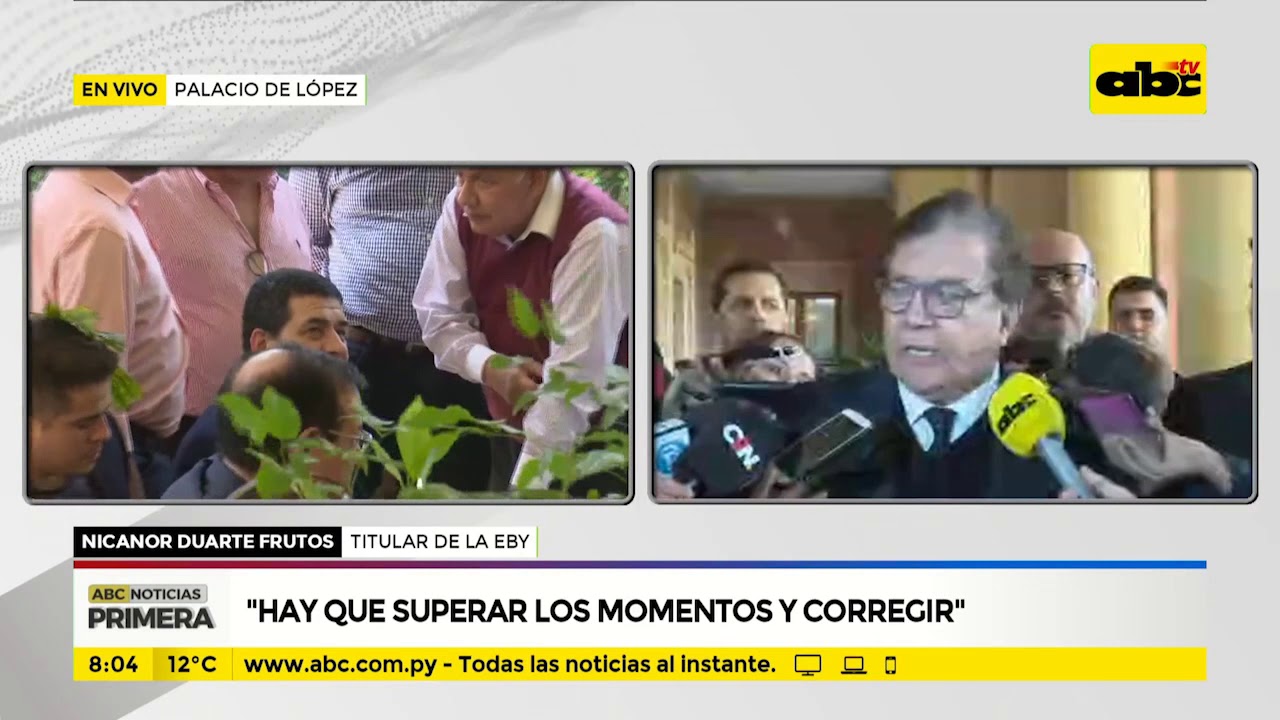 Nicanor Duarte habla sobre la situación política - YouTube