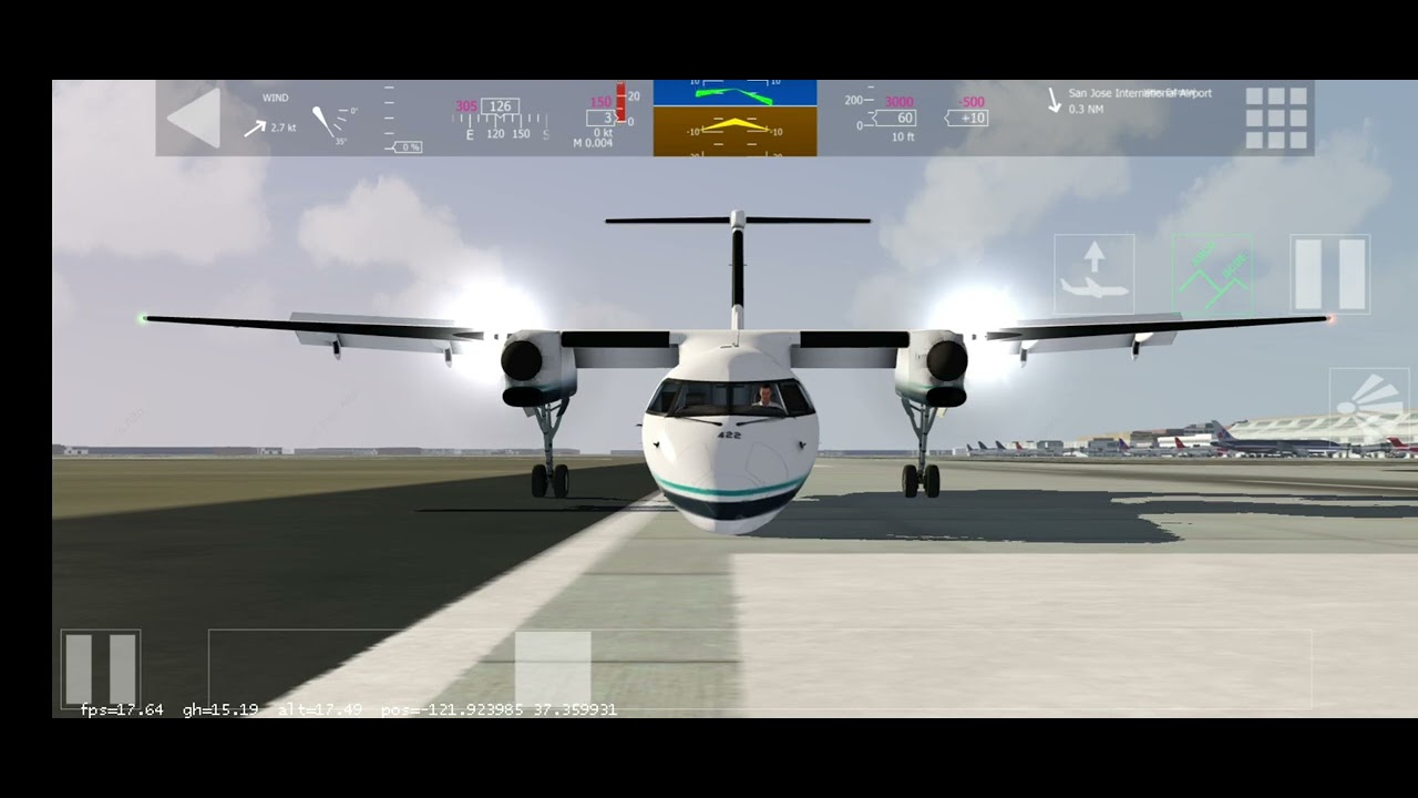 Landing the Dash 8-Q400 with no nose gear - YouTube
