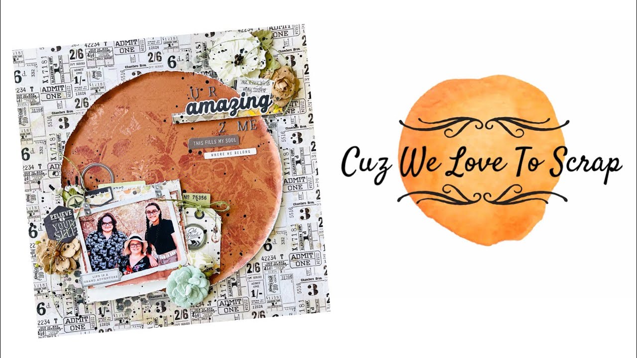 Making a scrapbook page using an awesome sketch from My Creative ...