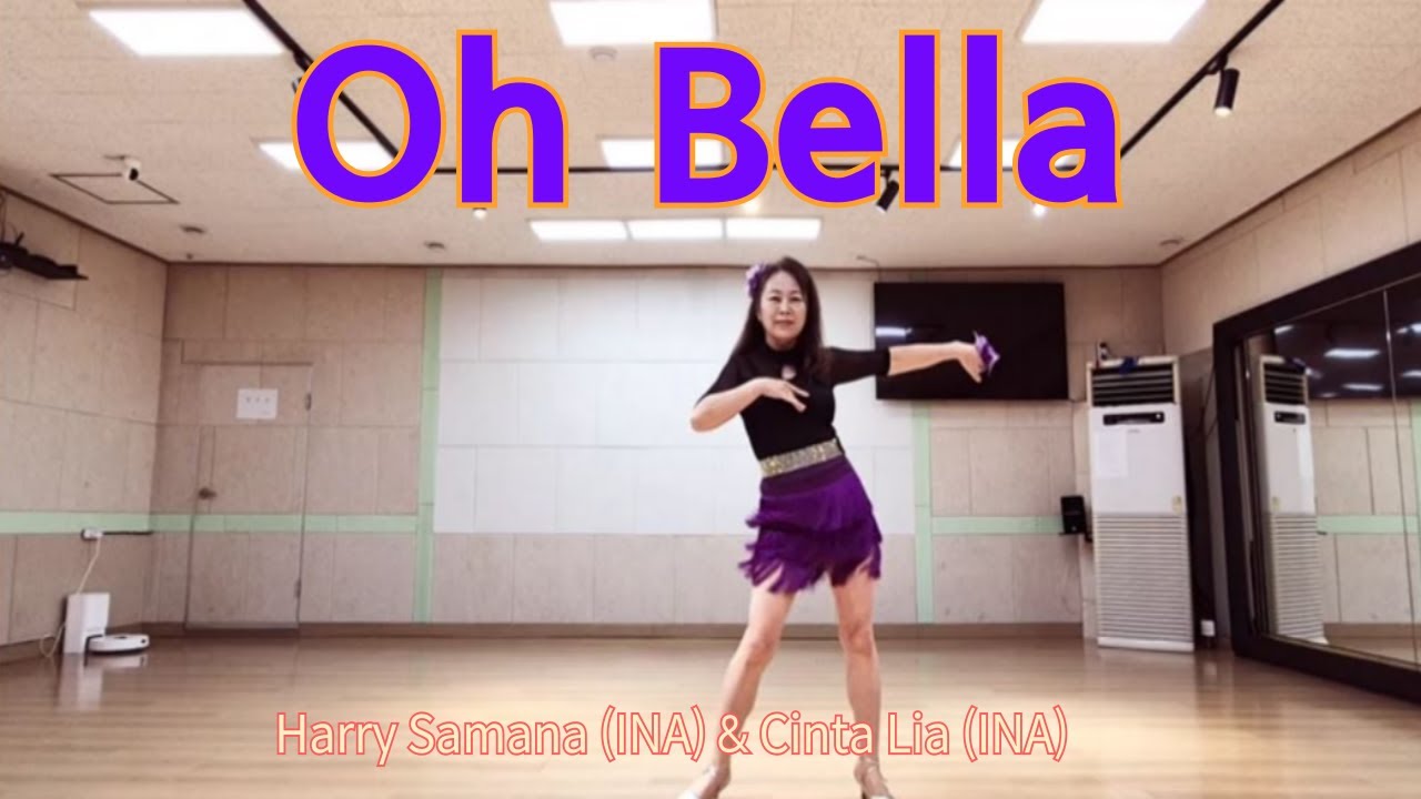 Oh Bella Linedance l Harry Samana (INA) & Cinta Lia (INA) l Improver ...