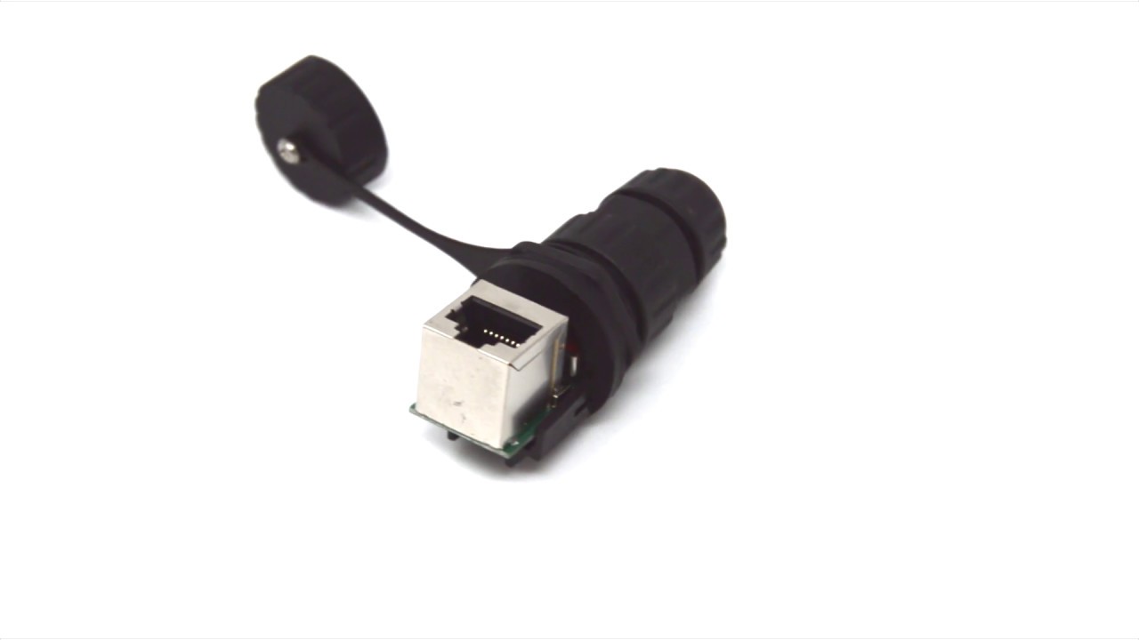Waterproof Angled CAT5e RJ45 Connectors - YouTube