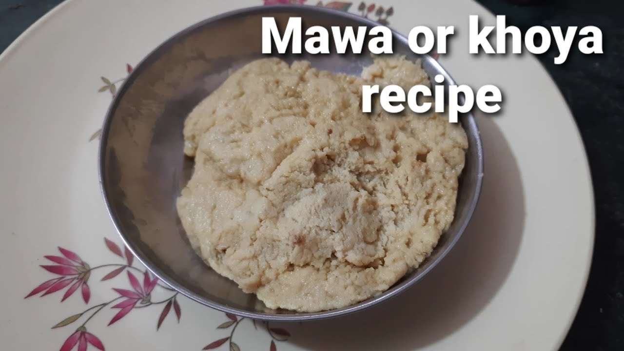 Mawa or Khoya recipe | How to make mawa at home with milk | easy recipe ...