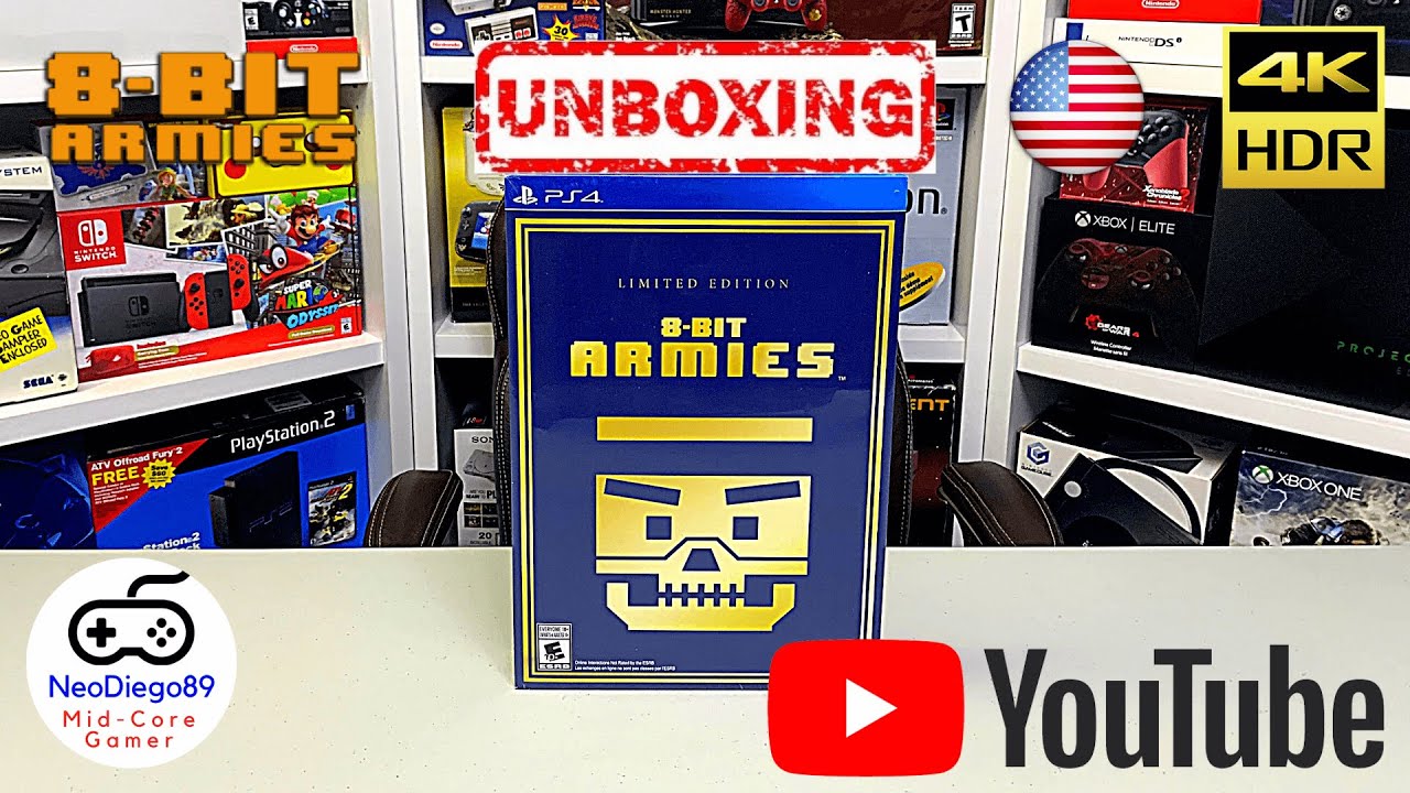 8-Bit Armies Limited Edition [PS4] - Unboxing (English) - YouTube