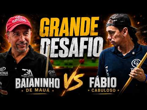 BAIANINHO DE MAUA X FÁBIO CABELUDO EM GUARULHOS SP SUPER DESAFIO #sinucaaovivohj #sinuca #jogo