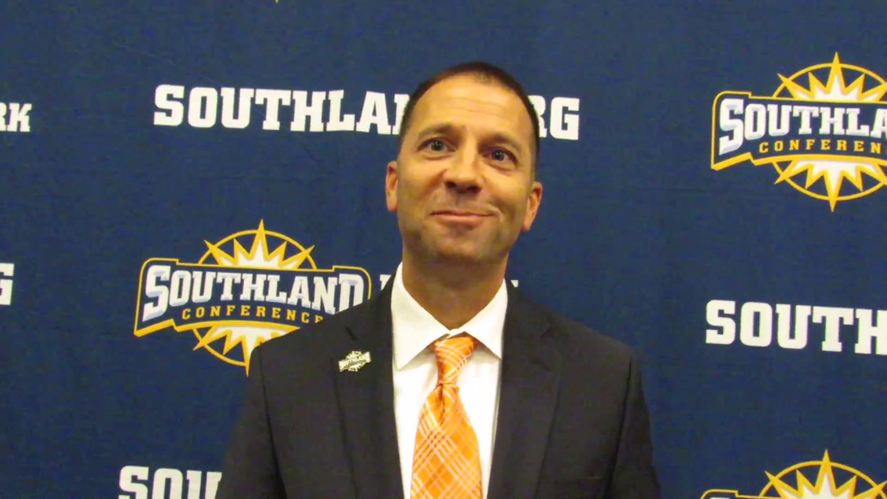 Jason Hooten, Sam Houston Bearkats MBB Coach, 2018 SOUTHLAND CONFERENCE ...