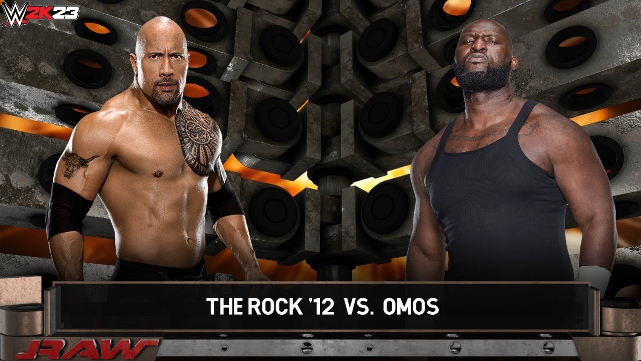 Full Match - The Rock '12 vs. Omos: Raw|WWE 2K23 - YouTube