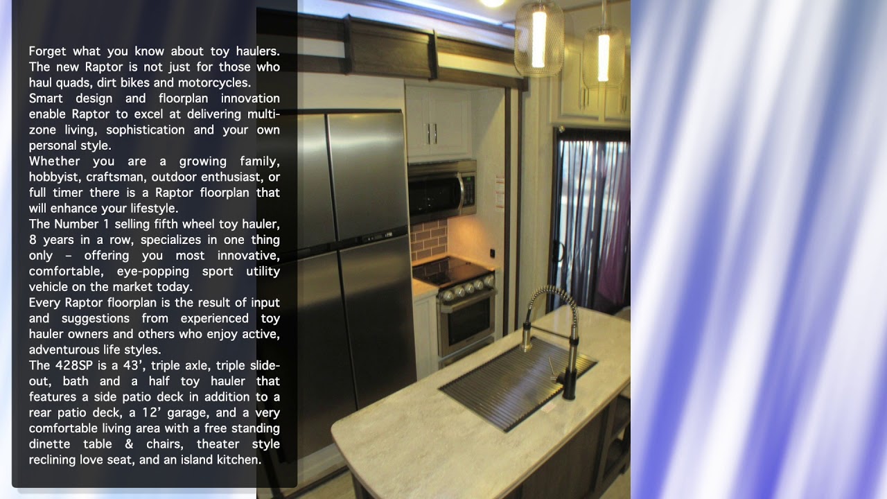 RV World - 2019 KEYSTONE RAPTOR 428SP for sale - Yuma, AZ - YouTube