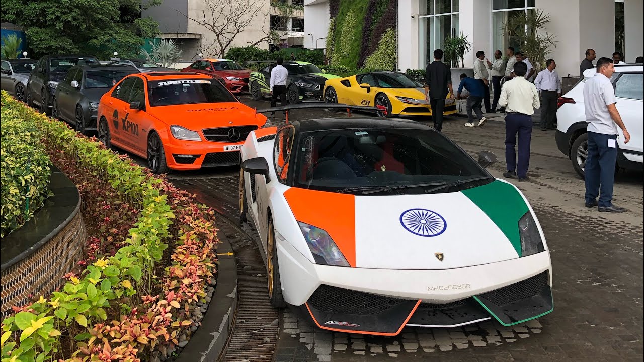 Independence Day Drive With Supercars In Mumbai! 🏁🚀 #independenceday # ...