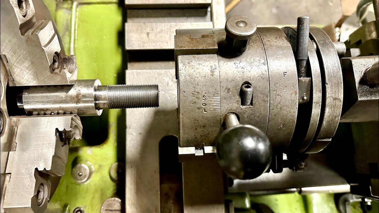 Threading with a Geometric Die Head - YouTube