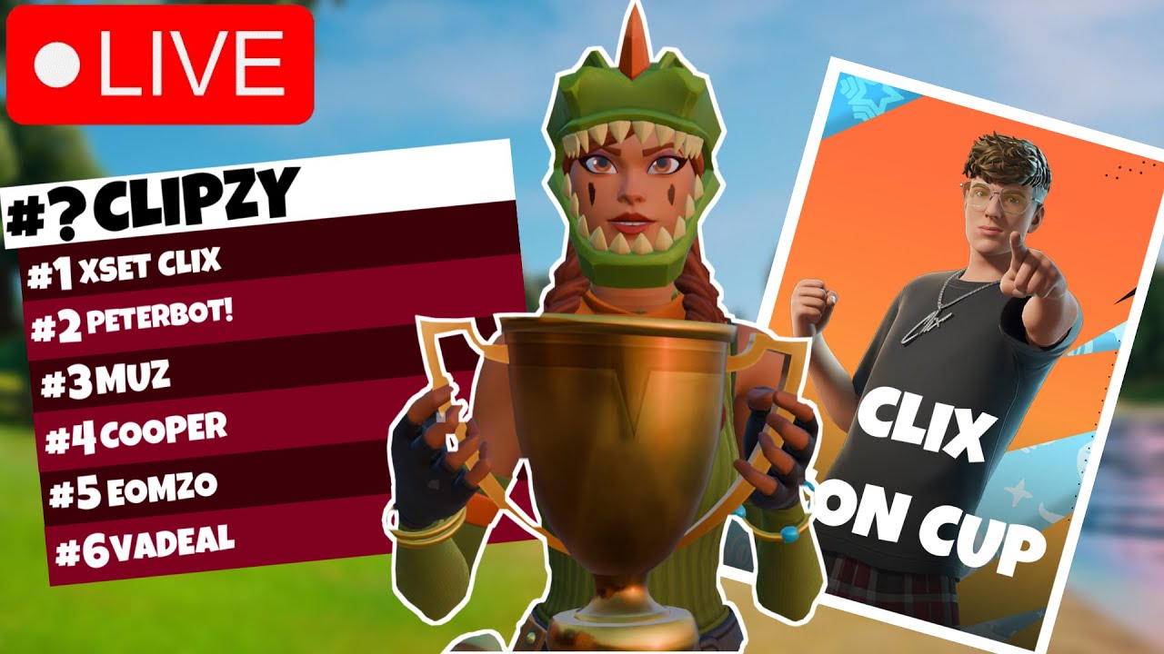 CLIX ICON CUP 🏆 WINNER'S POV | DAY 75 | FORTNITE CHILL & VIBE - YouTube