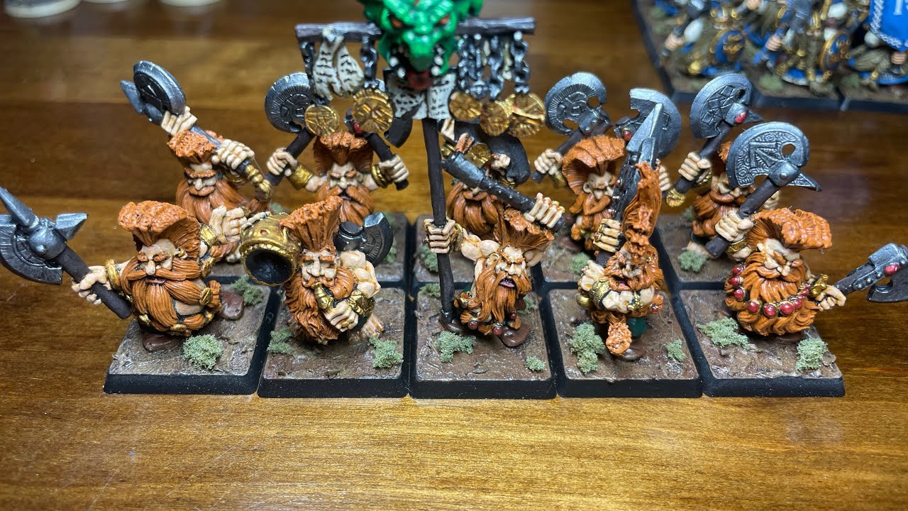 Warhammer Old World Dwarf Army - Update 2 - YouTube