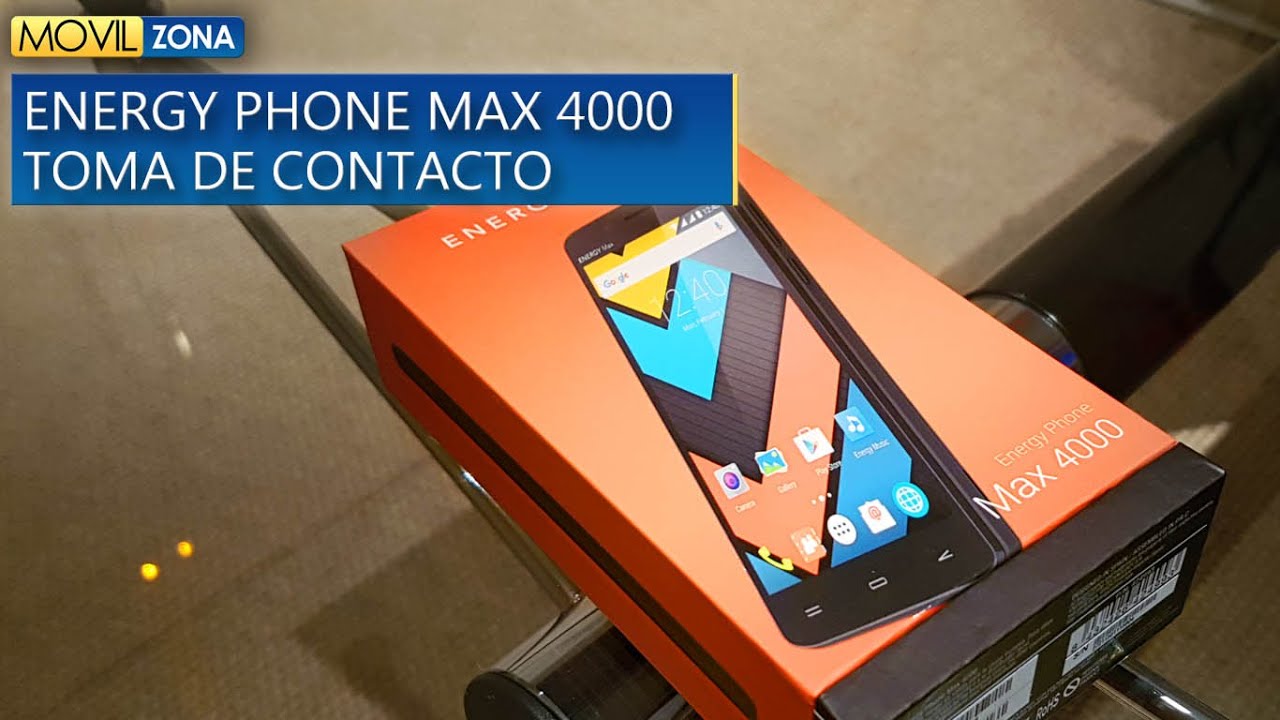 ENERGY PHONE MAX 4000 - YouTube