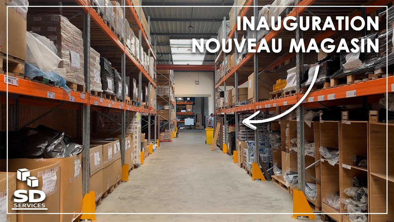 Inauguration nouveau magasin - Site Industriel - YouTube