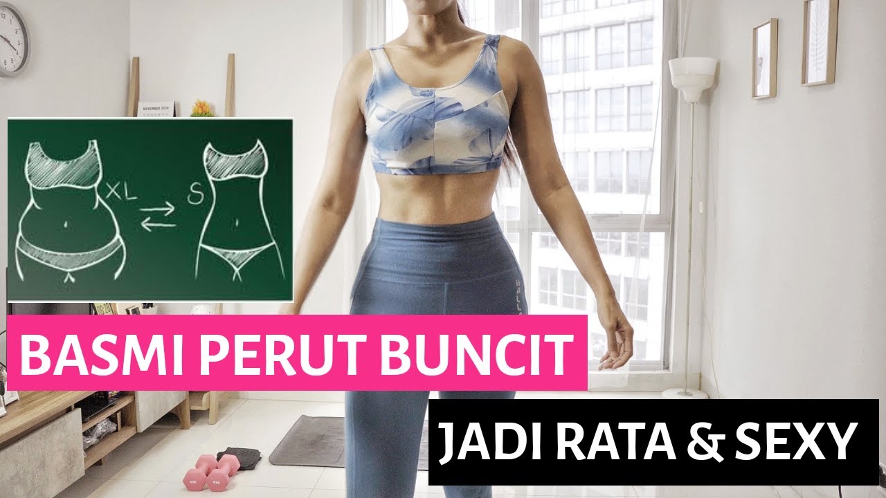 Olahraga untuk Mengecilkan Perut | Rahasia Perut Rata | Day 7 - YouTube